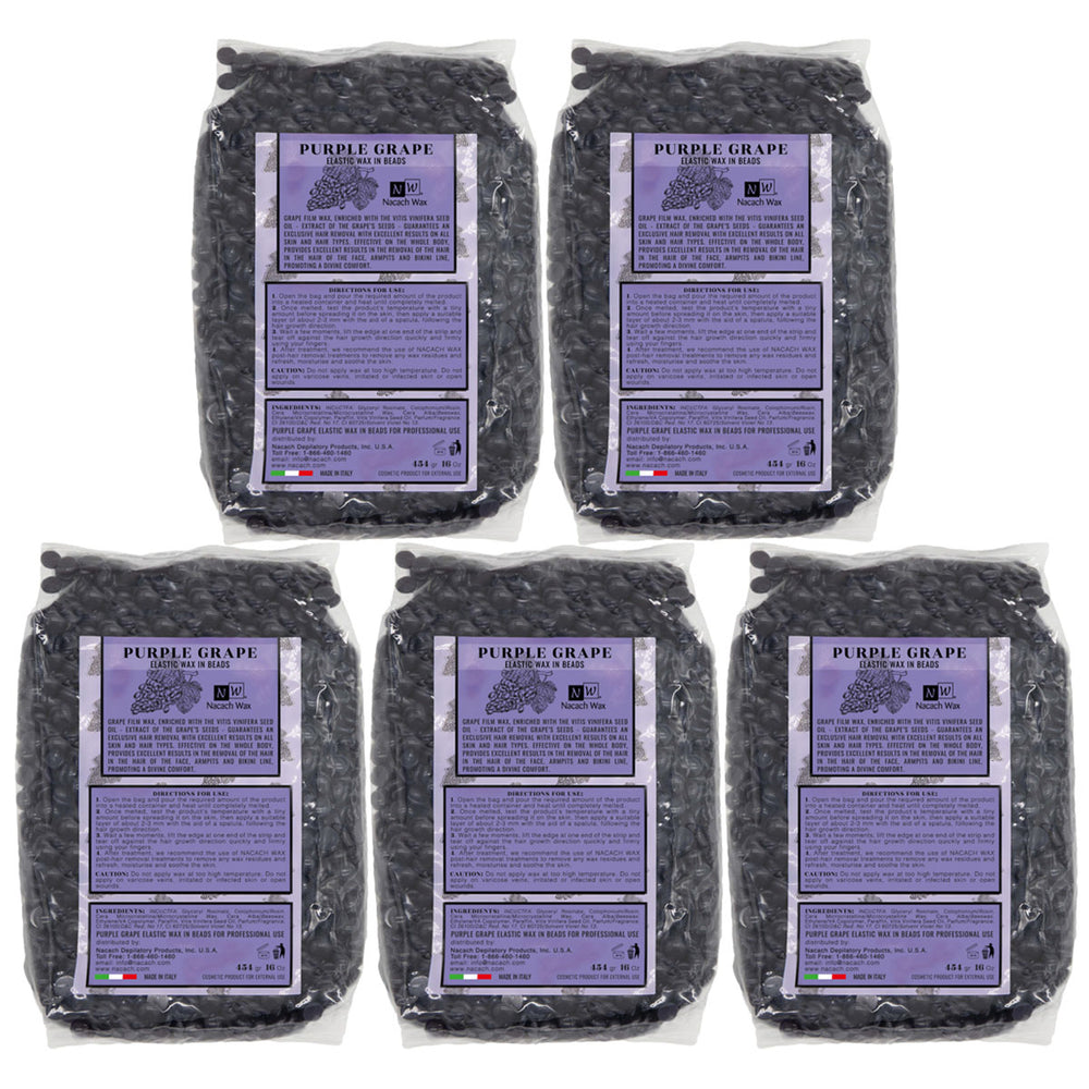 Purple Hard Wax Beads | Grape Hard Wax | Nacach Wax