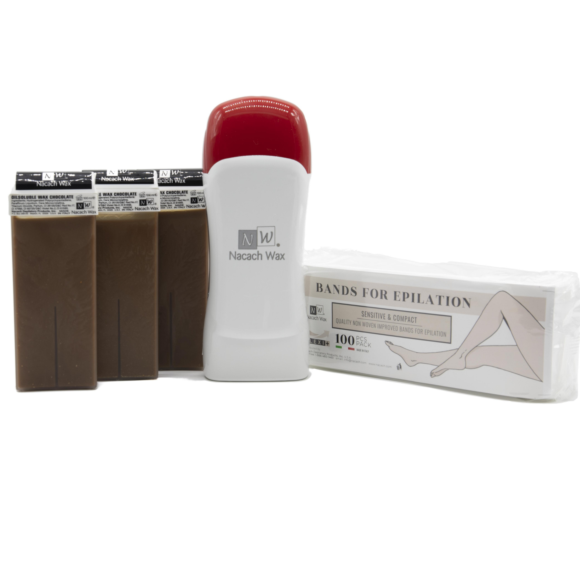 Chocolate Professional Roll On Waxing Kit | Nacach Wax